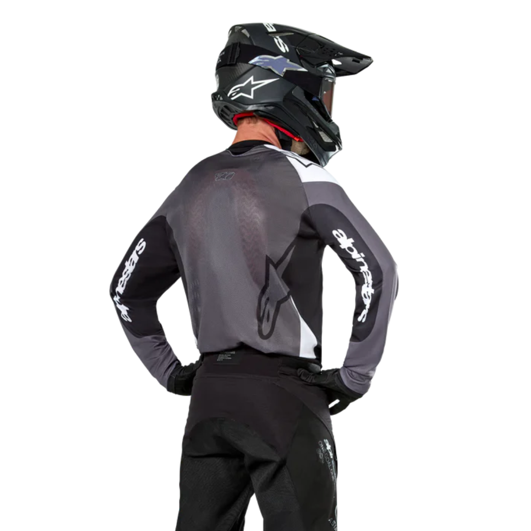 ALPINESTARS PRO-DURA JERSEY BLACK MAGNET WHITE – Inch Perfect Trials