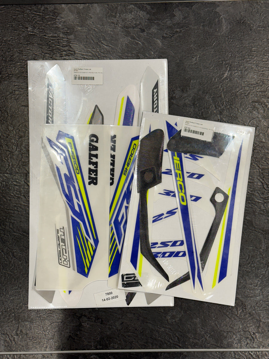 SHERCO 2019 Factory Sticker Bundle – Inch Perfect Trials